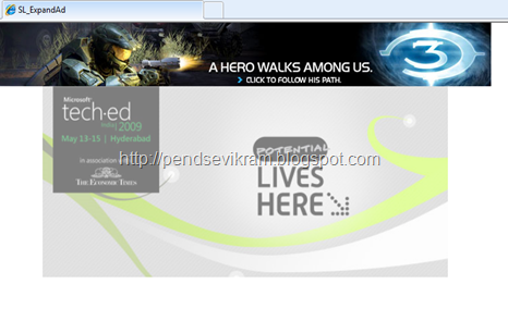 Explore .NET with Vikram Pendse: Silverlight 3 : Creating Ads using Silverlight Advertising ...